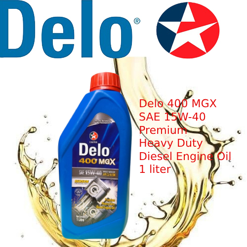 Delo 400 MGX SAE 15W-40 Premium Heavy Duty Diesel Engine Oil 1 liter | Shopee Philippines