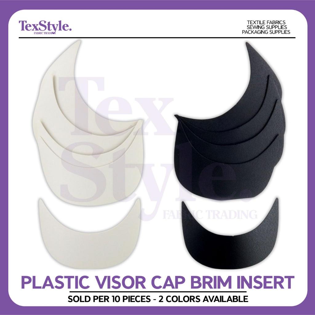 TEXSTYLE (Sold per 10 Pieces) Plastic Visor Cap Brim Insert for Caps ...