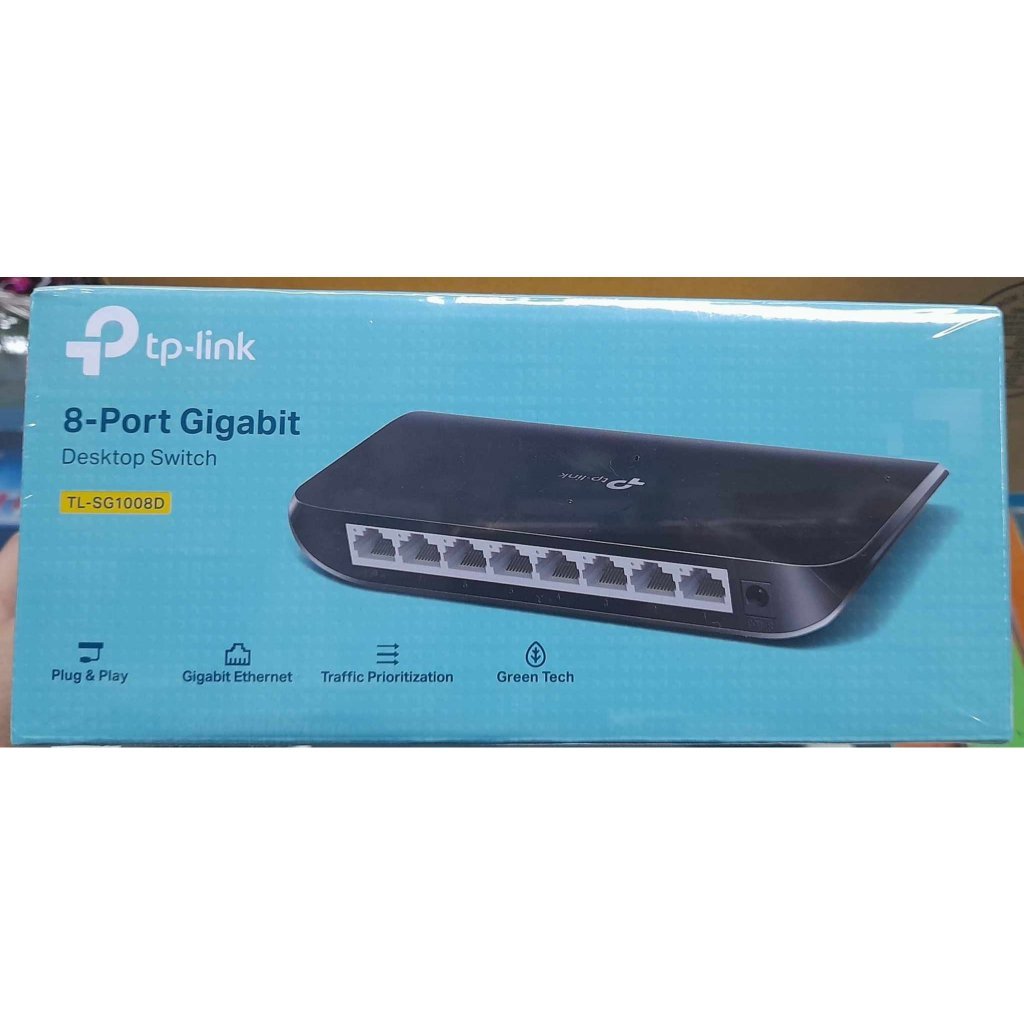 TP-LINK 8 PORTS GIGABIT SWITCH HUB (TL-SG1008D) | Shopee Philippines