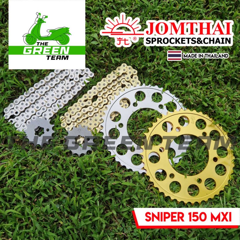 JT JOMTHAI Chain & Sprocket Set ( Sniper 150 MXi/155) Available in ...