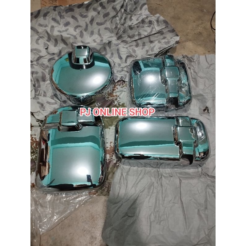 Side Mirror&Bumper Mirror Cover Chrome Isuzu V-10 Giga (set 4pcs ...