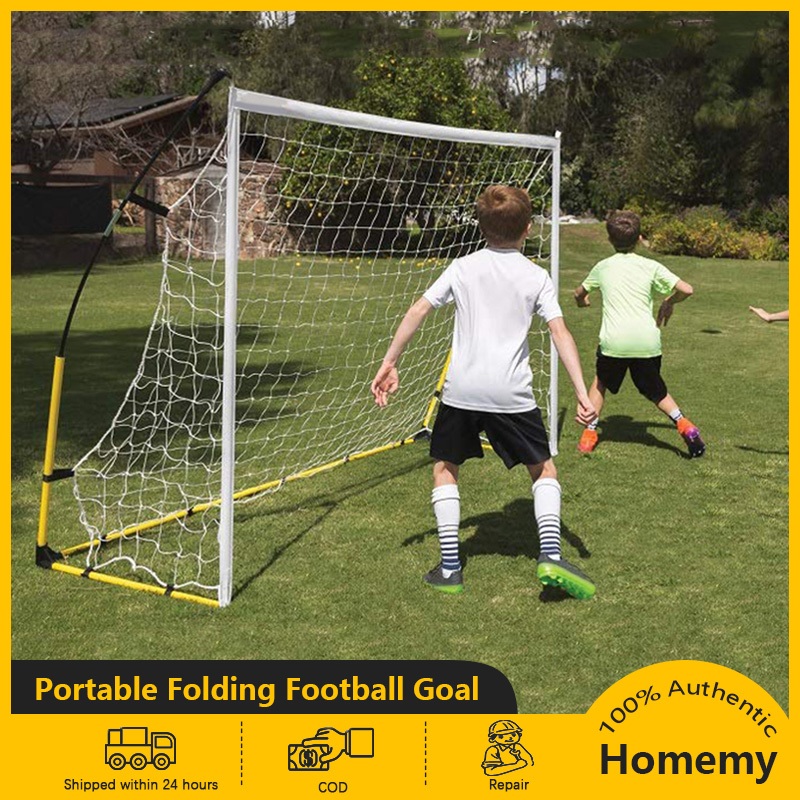Folding Football Goal Portable Outdoor football training goal Three ...