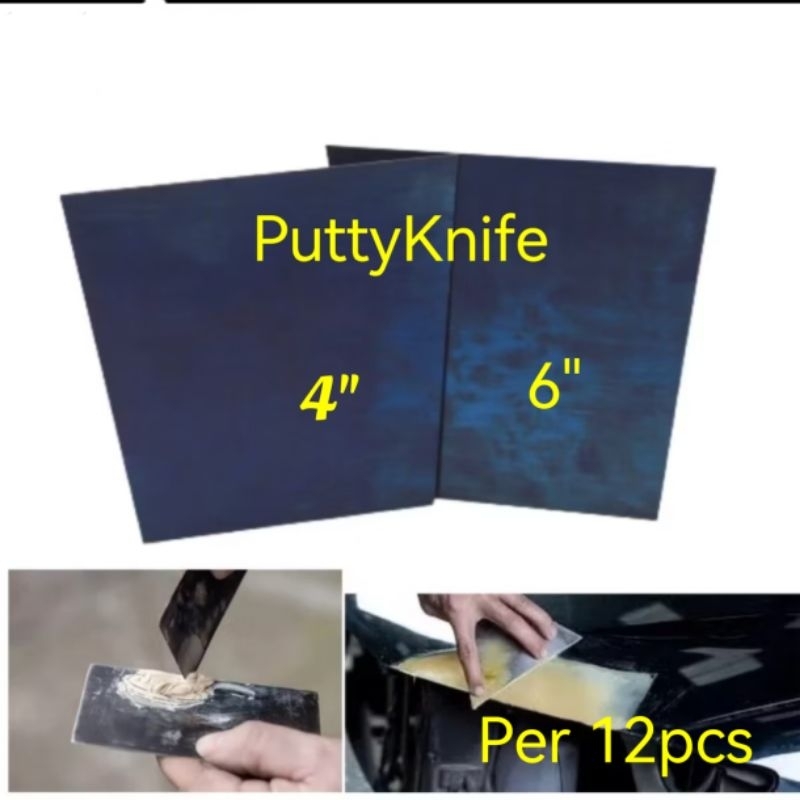 PER 12 PCS PuttyKnife Paint Scraper Paleta without handle 4" 6 ...