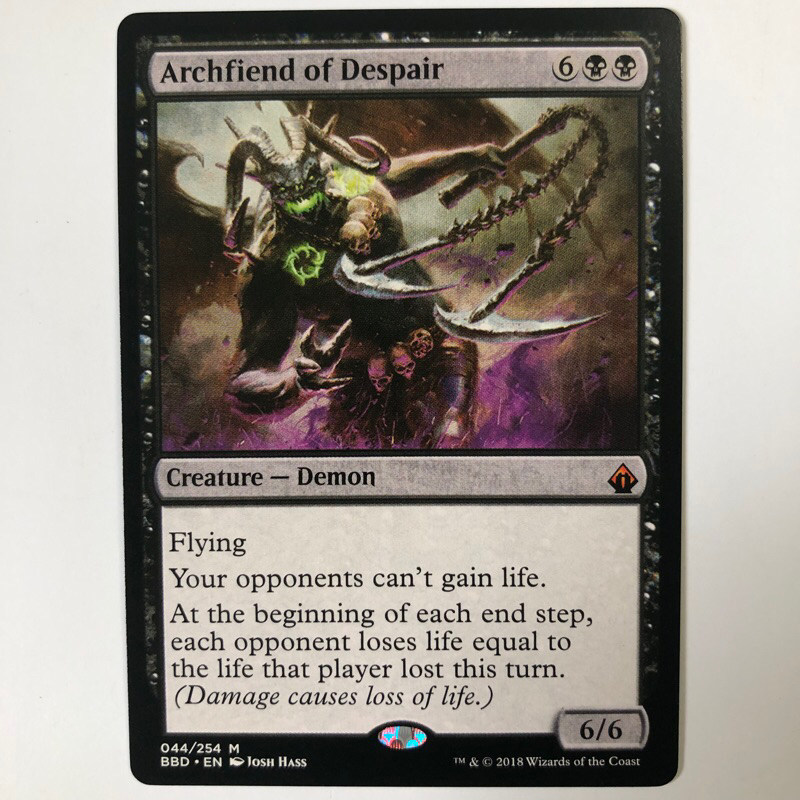MTG Proxy Playtest Card - Archfiend of Despair (BBD) | Shopee Philippines