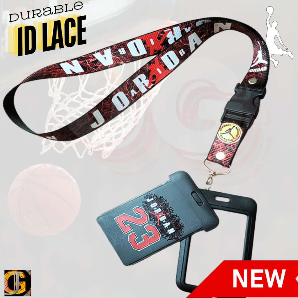JG Jordan Style Id Lace Lanyard Sublimation Prints Name Tags | Shopee ...