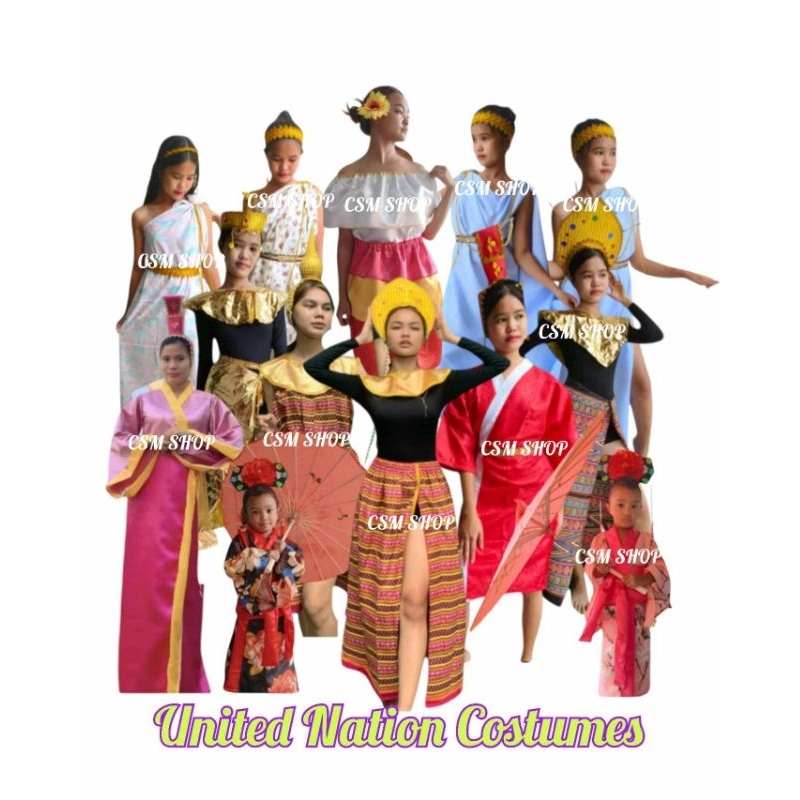 Girls' United Nation Costumes - UN Cultural Costumes (Mexican/ South ...