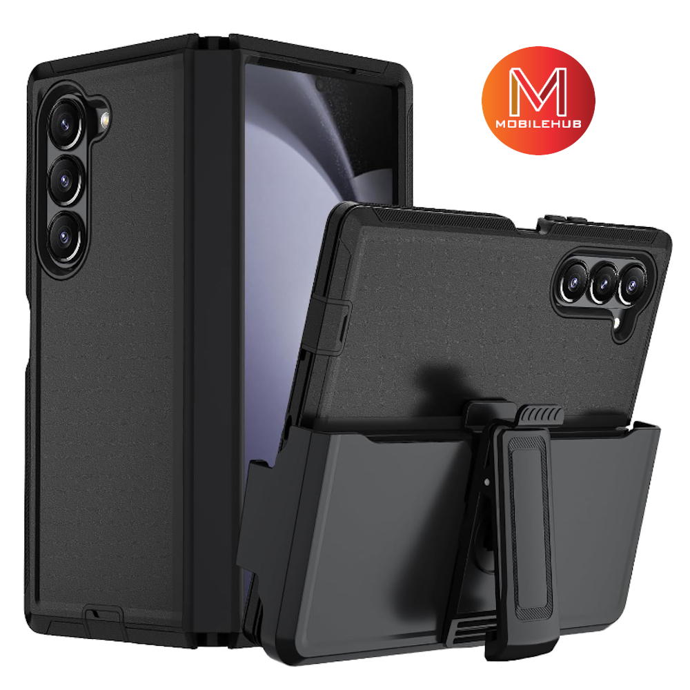 Samsung ZFold 6 Otterbox Style Double Layer Case (Black) Z Fold 6 ...