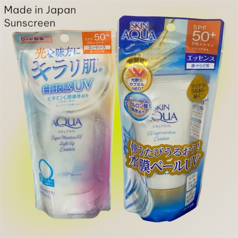 ROHTO SKIN AQUA Made in JAPAN Sunscreen SPF50+ PA++++ | Shopee Philippines