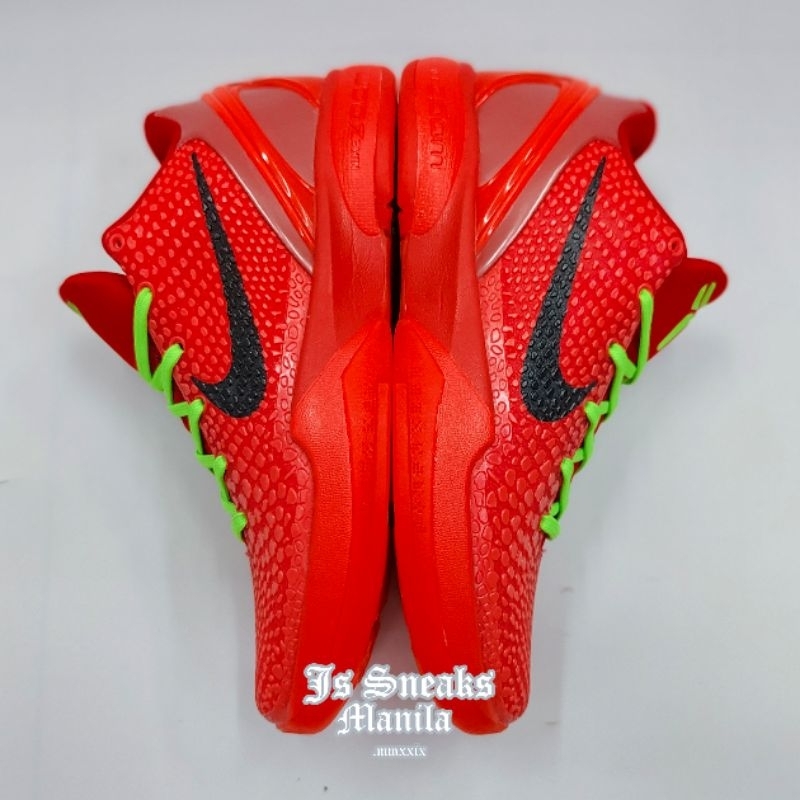 UA GJR Batch Kobe 6 Protro Reverse Grinch For Mens Free Socks and ...