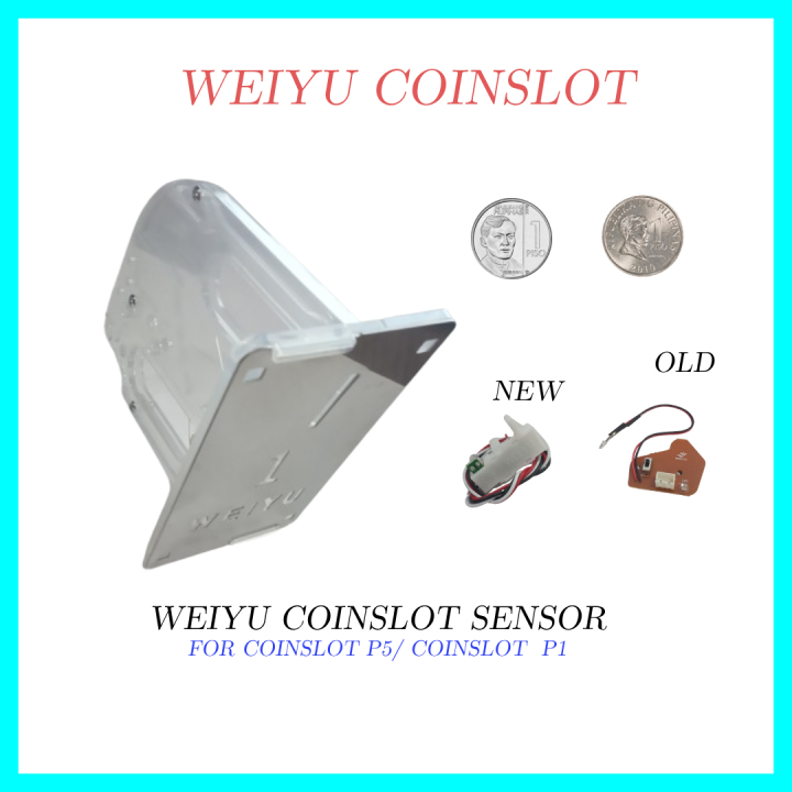 PISONET Coinslot with Sensor - 1 & 5 Peso （Accept New and Old Coins ...