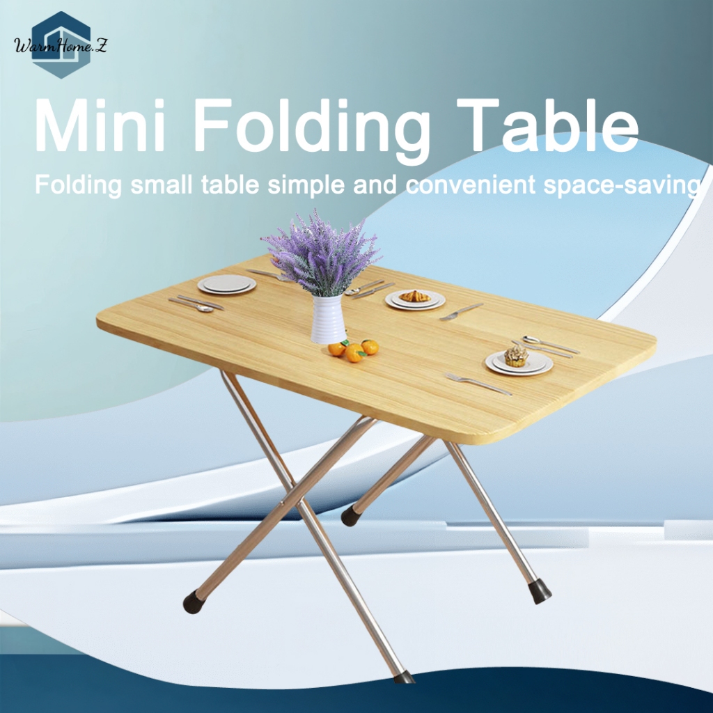 Folding dining table portable office desk home multi-purpose simple ...