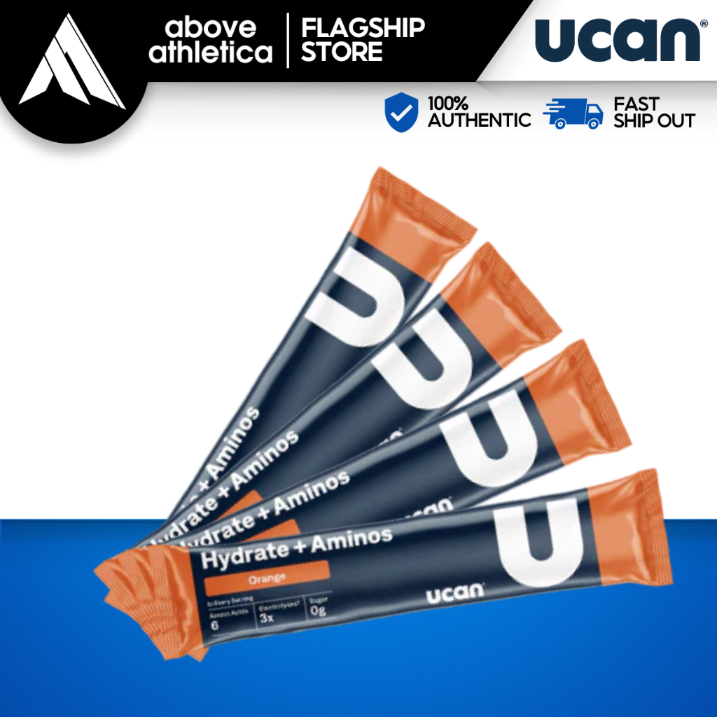 UCAN Hydration Powder + Aminos - 10g Sachet , Keto, Sugar-Free ...
