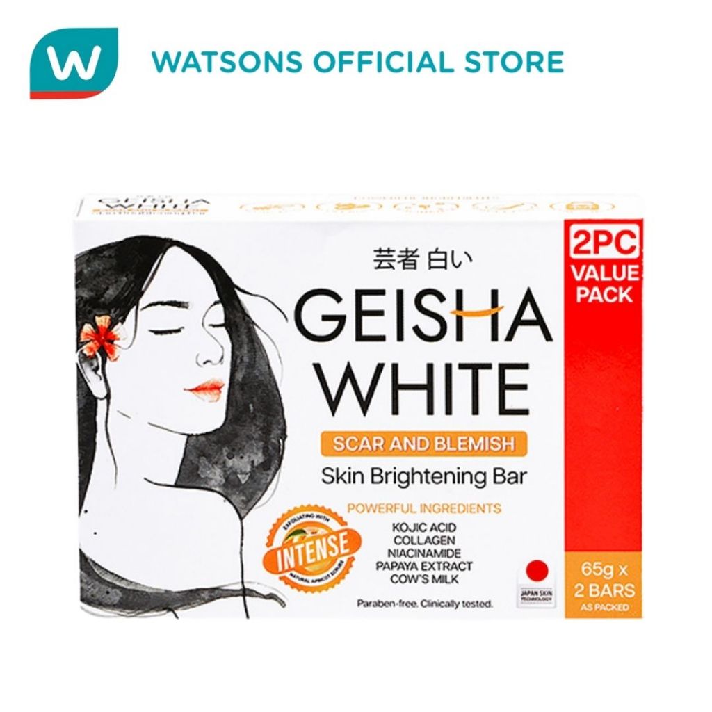 GEISHA WHITE Geisha White Intense with Apricot Bar 65g | Shopee Philippines