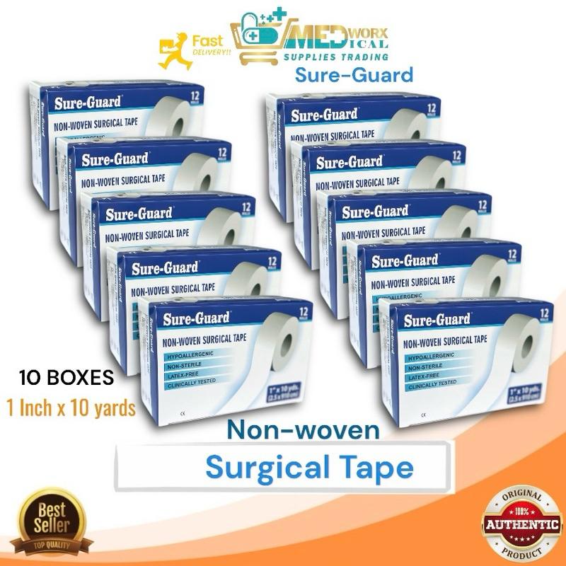 Indoplas | Sureguard Micropore Surgical Tape |1 /2 inch | 1 inch | 2 ...