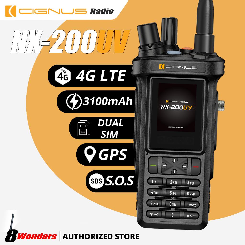 Cignus NX200UV PoC Radio and Analog radio (dual band) | Shopee Philippines