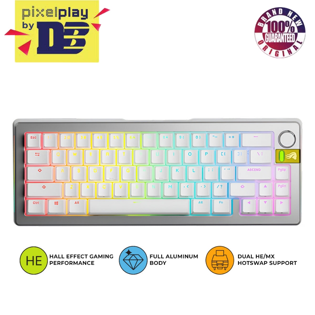 Glorious GMMK 3 Pro HE Pre-Built Edition Compact (65%) Custom Wireless ...