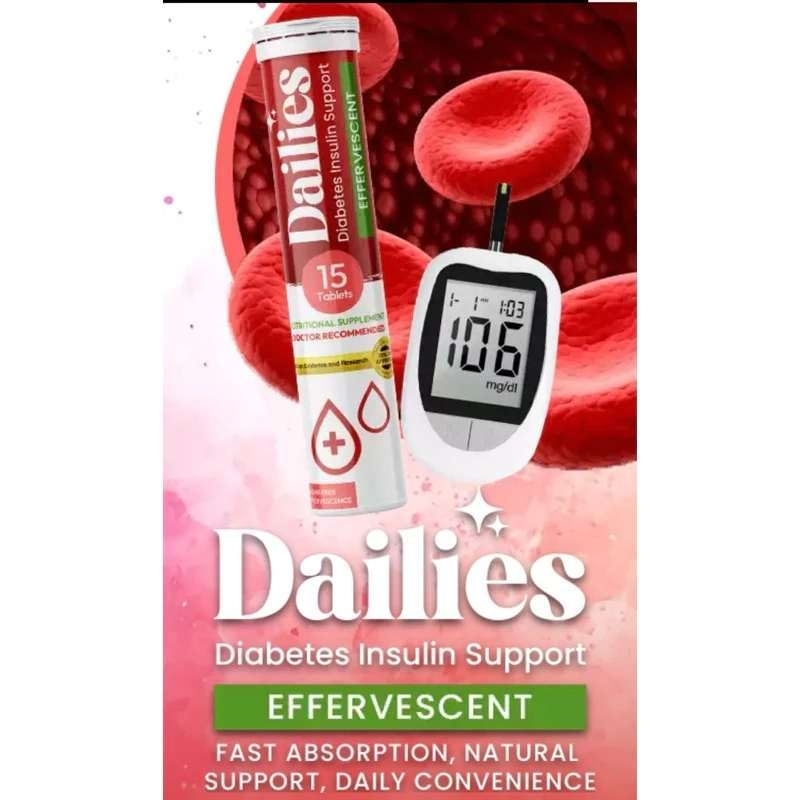 DAILIES DIABETES INSULIN EFFERVESCENT TABLETS | Shopee Philippines