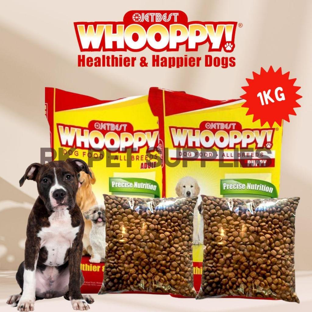 Whooppy 1kg Dog Dry Food All Stages Adult Puppy | Shopee Philippines