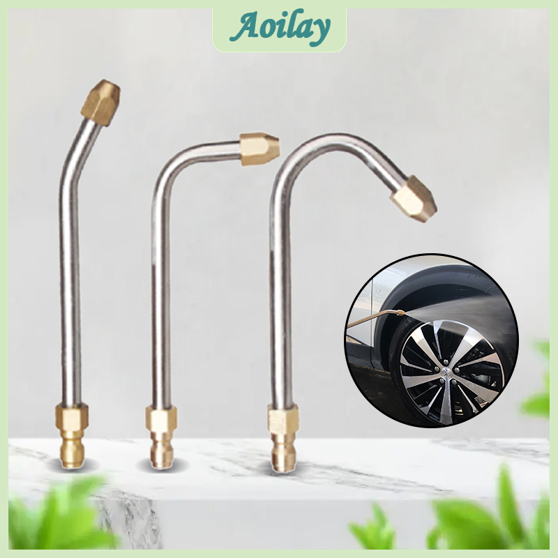 High Pressure Washer Spray Extension Rod 17cm Fan-shaped Car Washer ...