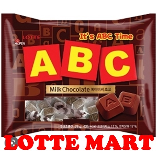LOTTE ABC CHOCOLATE 72G | Shopee Philippines