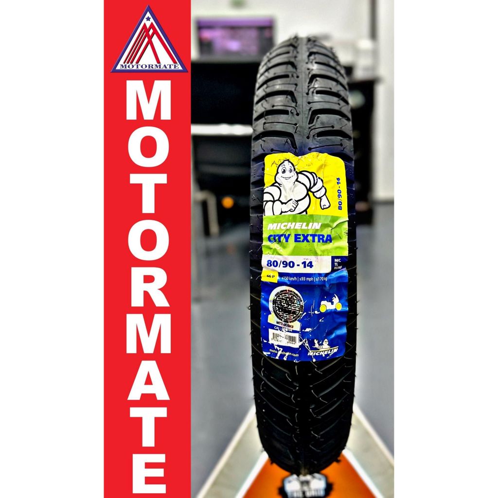 MICHELIN TIIRE CITY EXTRA (FREE TIRE SEALANT AND TIRE VALVE) | Shopee ...