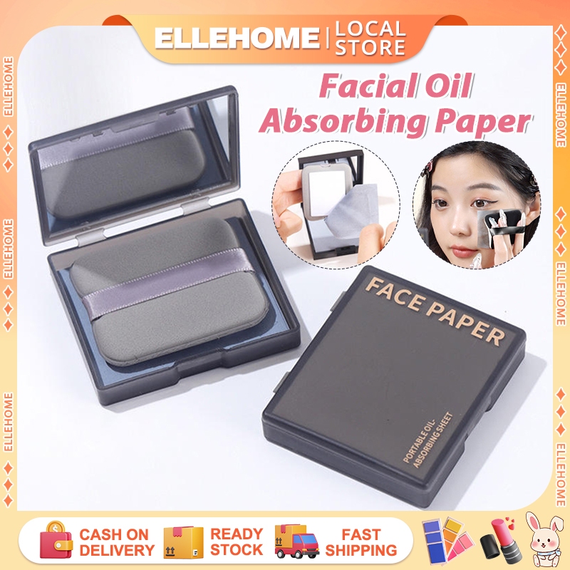Facial Oil Absorbing Paper Portable Refreshing Oil Control Oil Removing ...