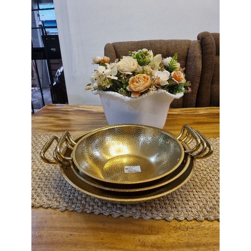 Gold Wok pan 100% makapal induction ready cookware | Shopee Philippines