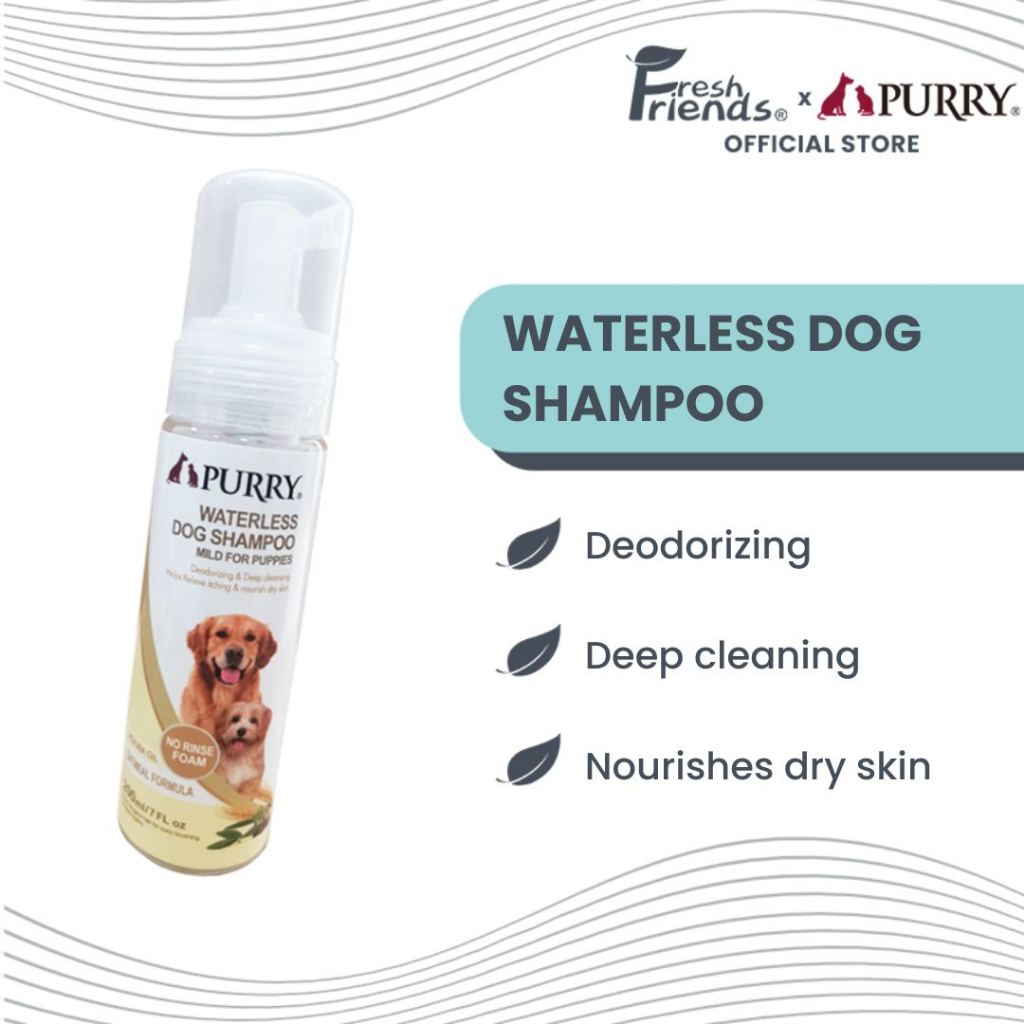 PURRY Waterless Shampoo for Dogs & Cats 200ml | Shopee Philippines