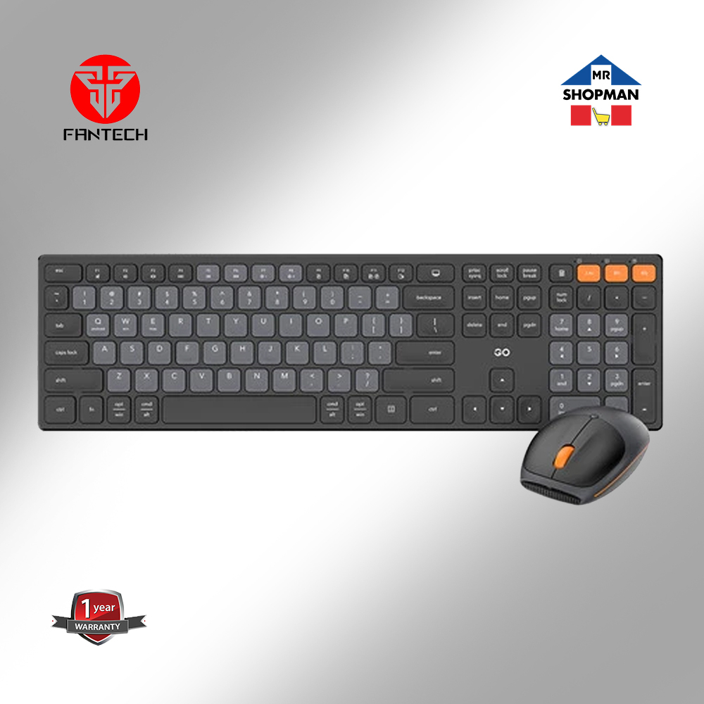Fantech WK895 Go Pop Wireless Keyboard Mouse Combo Office Series | Shopee Philippines