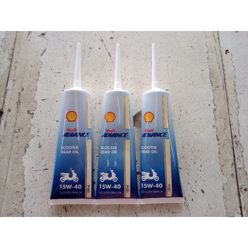 Shell Gear oil scooter Gear oil 15w-40 120ml | Shopee Philippines