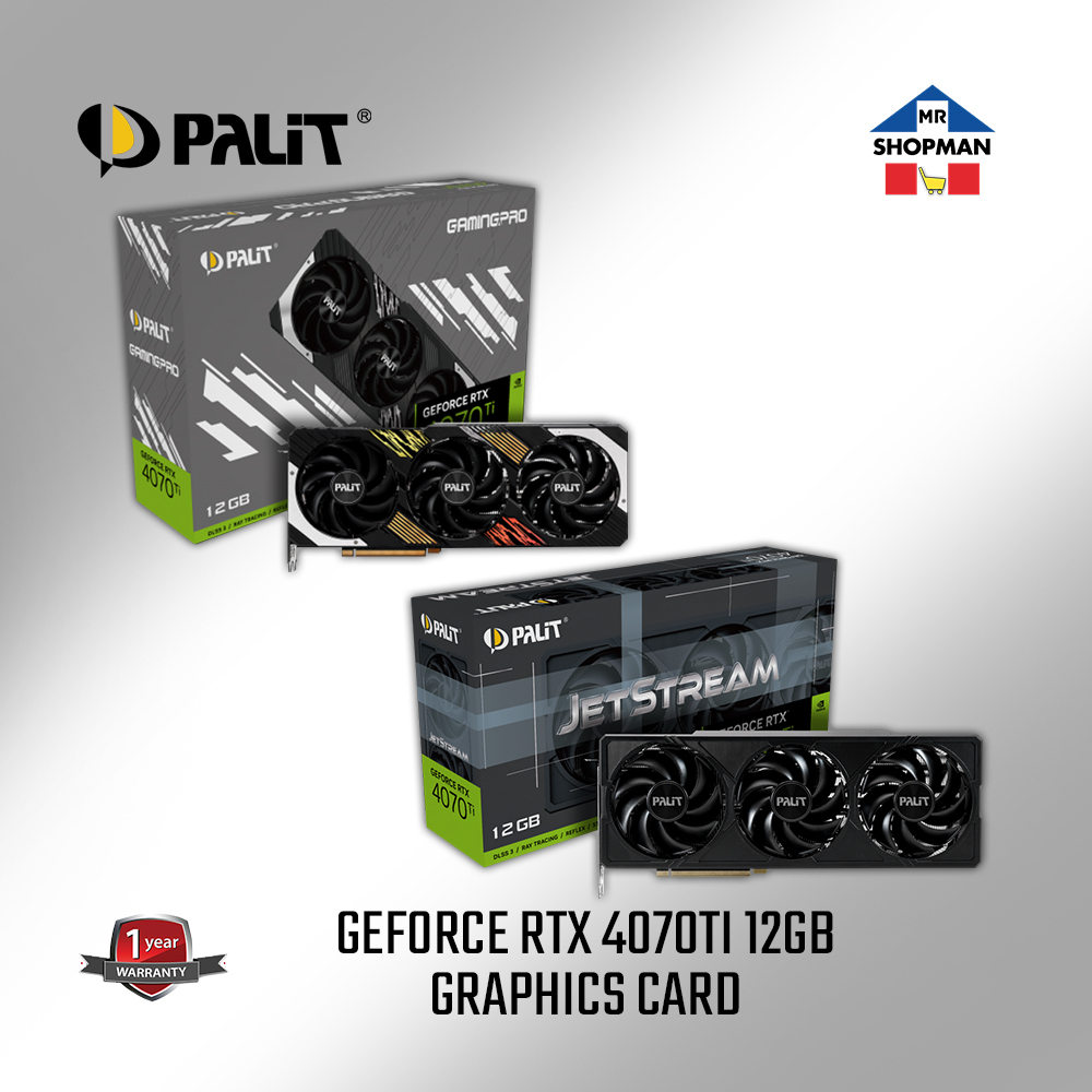 Palit Geforce RTX 4070 Ti Gaming Pro Video Graphics Card GPU 4070Ti ...
