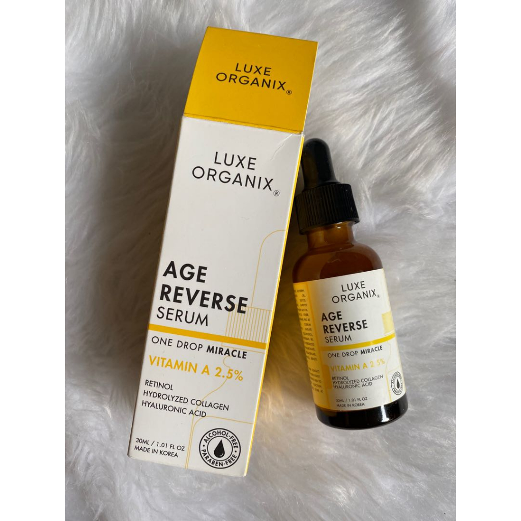 LUXE ORGANIX AGE REVERSE SERUM 30ML | Shopee Philippines