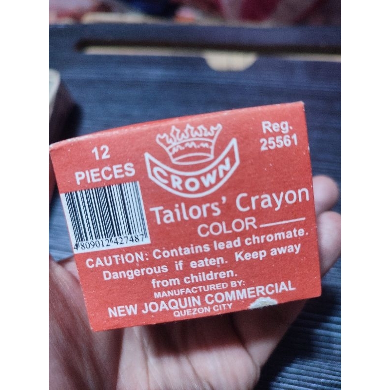 Tailor Chalk Crayon Sold Per Box (12pcs) | Shopee Philippines