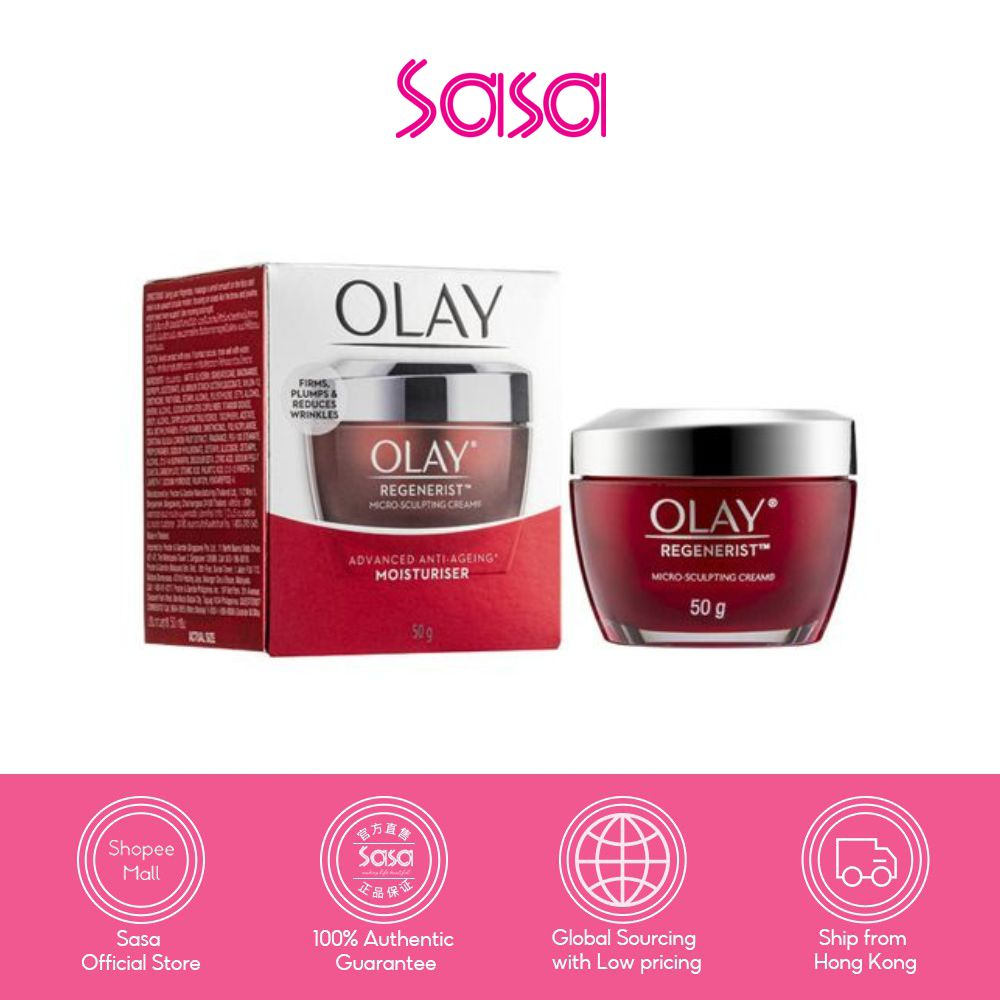 Olay Regenerist Micro-Sculpting Cream Moisturizer Original 50g | Shopee ...