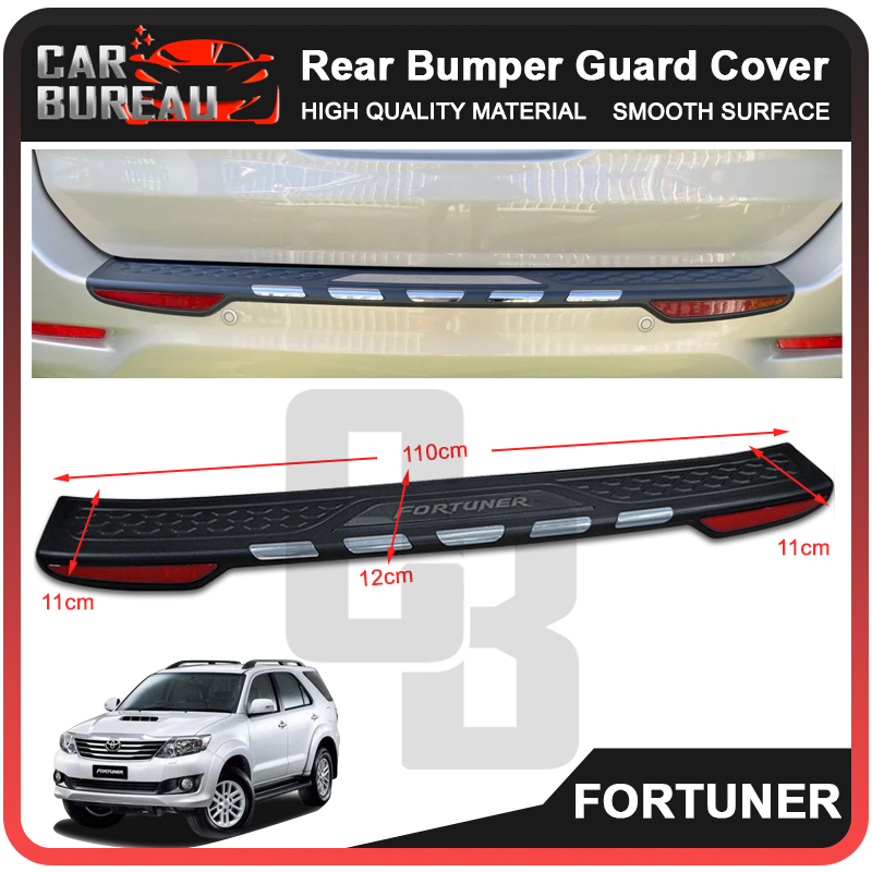 Toyota Fortuner 2005 - 2015 Rear Bumper Guard Cover / Rear Step Sill ...