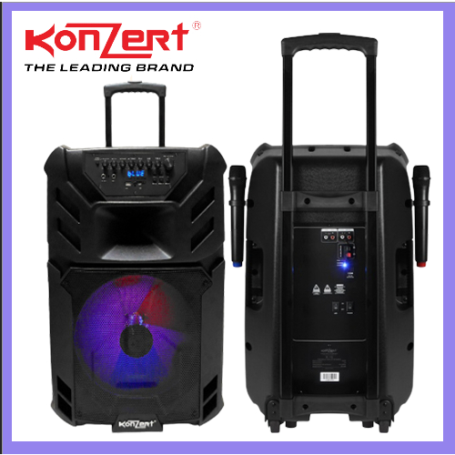 Konzert Philippines PA-12, 12" PORTABLE TROLLEY SPEAKER WITH BLUETOOTH ...