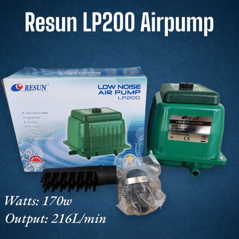 Resun LP200 LP - 200 Airpump for Pond | Shopee Philippines