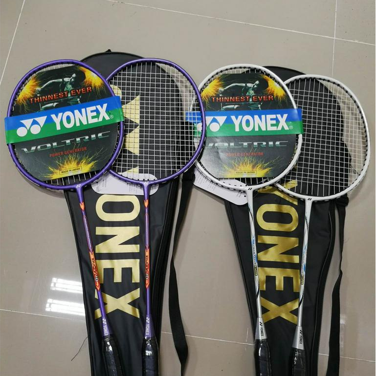Yonex ( 2 PAIRS ) BADMINTON DOUBLE RACKET RANDOM DESIGN. ( 4PES ...