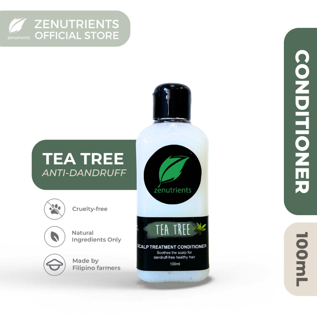 Zenutrients Anti Dandruff Tea Tree Conditioner 100mL (Organic, No ...