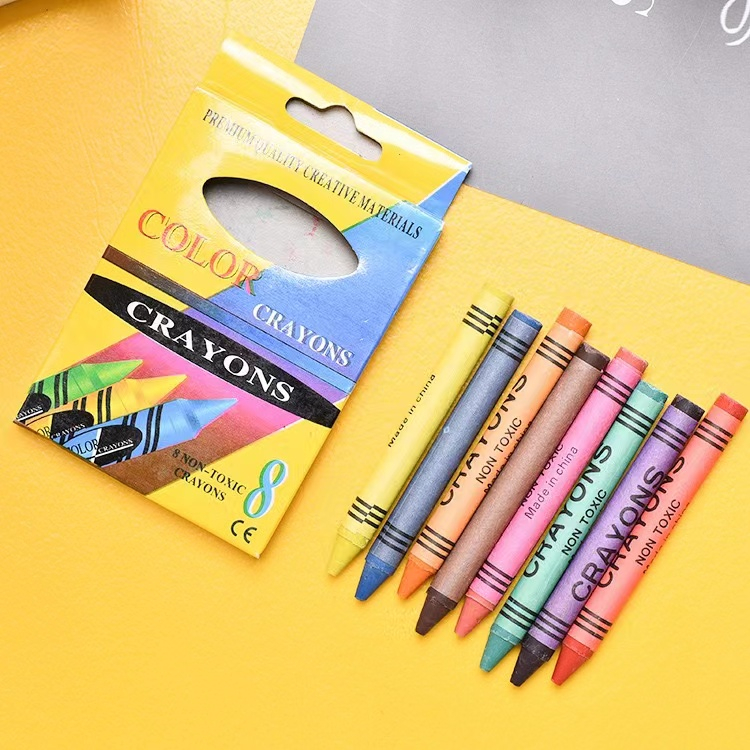 CAI 8 Set Generic Crayon Crayons Set For School and Art | Shopee ...