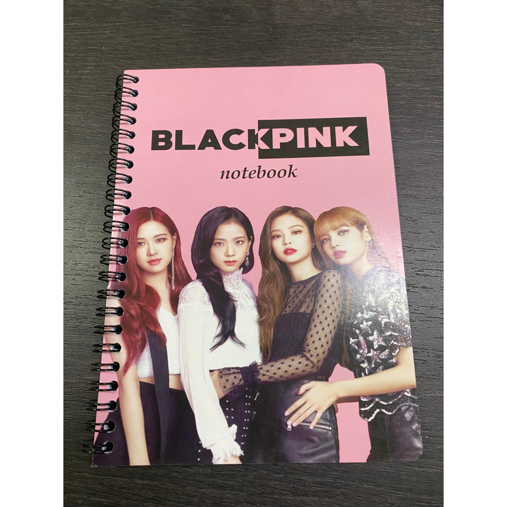 BLACKPINK SPIRAL NOTEBOOK and FLORAL FLOWERS (80leaves) | Shopee ...