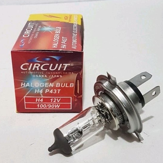 HALOGEN BULB H4 P43T 12V 100/90W | Shopee Philippines