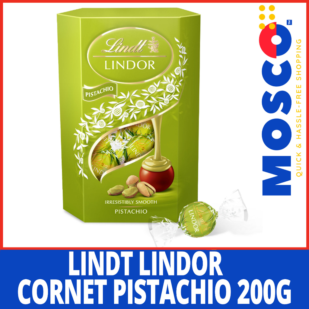 Lindt LINDOR Cornet Pistachio 200g | Shopee Philippines