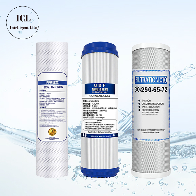 3 Stages water filter （All 10inch 3 stage Filters replacement ） PP ...