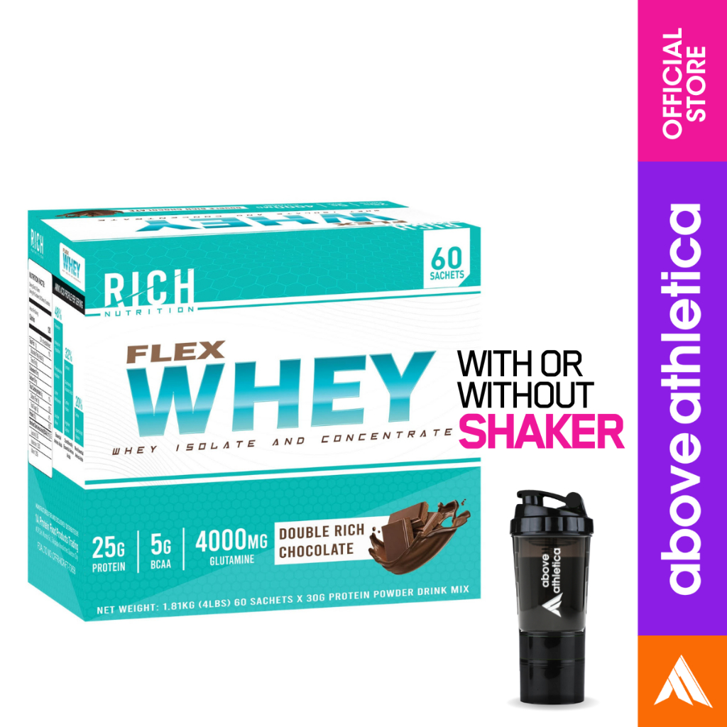 Rich Nutrition Flex Whey 60 Servings 4lbs | Shopee Philippines