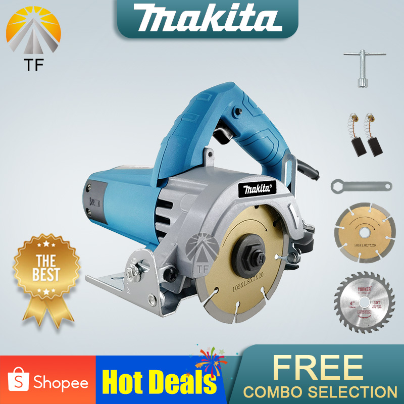 Makita Marble Cutter Concrete Stone MT4100 Tile Cutter Saw 1400W 45 ...