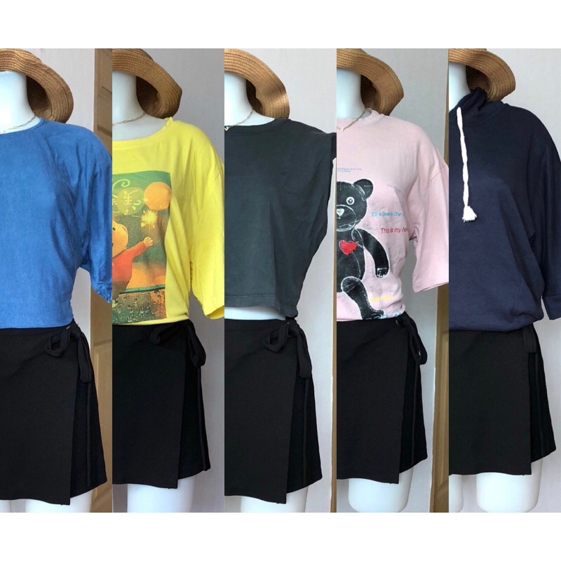 Korean Tees Ukay Thrifted Preloved Ktees Basic T-shirts (Large, Extra ...