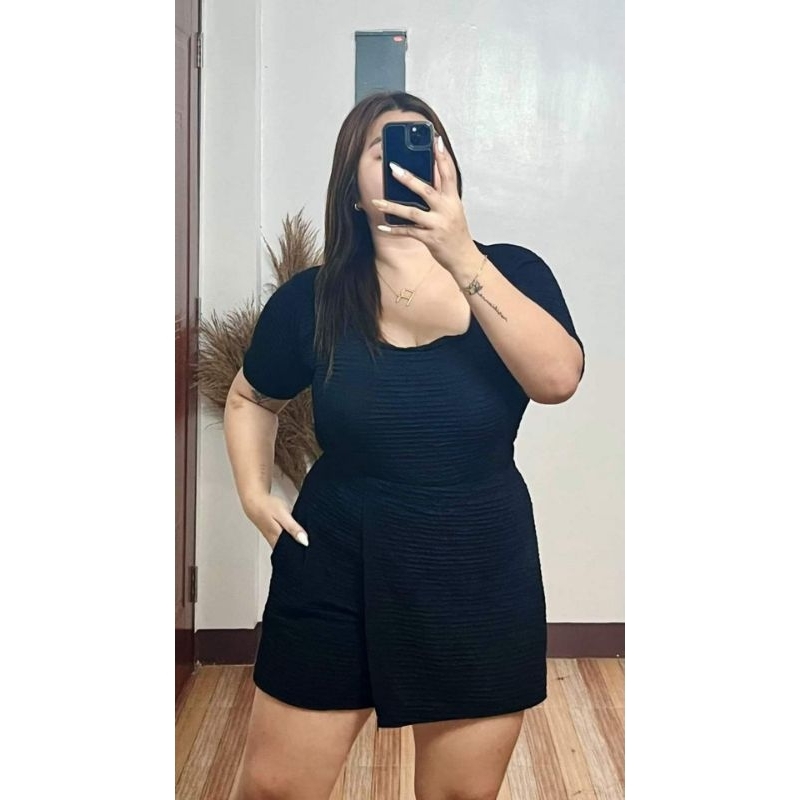 Plus Size Terno Skort Xl-3XL body frame | Shopee Philippines
