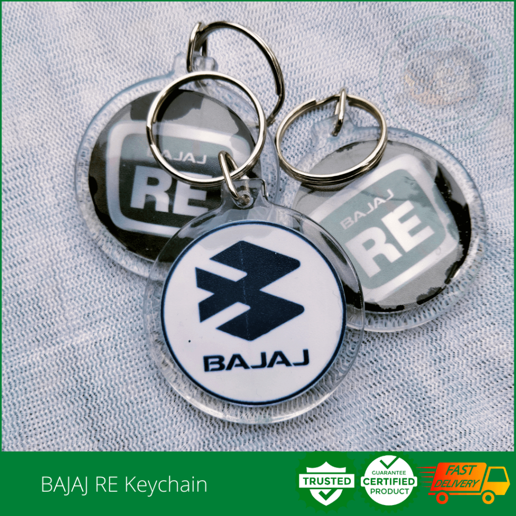 BAJAJ RE Keychain Accessories Bajaj Models Three Wheels Original Key ...