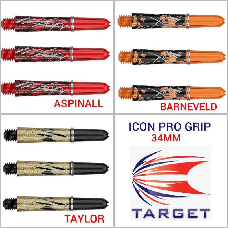 TARGET ICON PRO GRIP [SHORT] DART SHAFTS | Shopee Philippines
